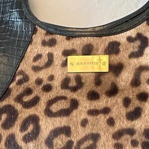 Brahmin | Bags | Brahmin Pony Hair Leopard Print Tote Bag With Nwt ...
